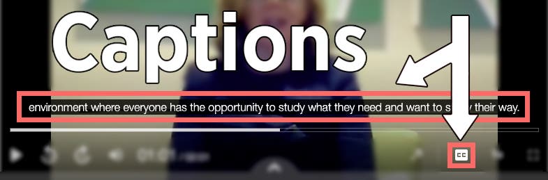 Improving access with captions