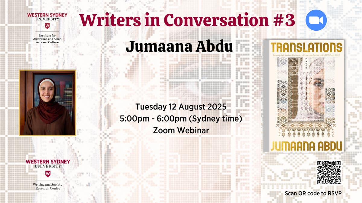 Writers in Conversation #3 with Jumaana Abdu